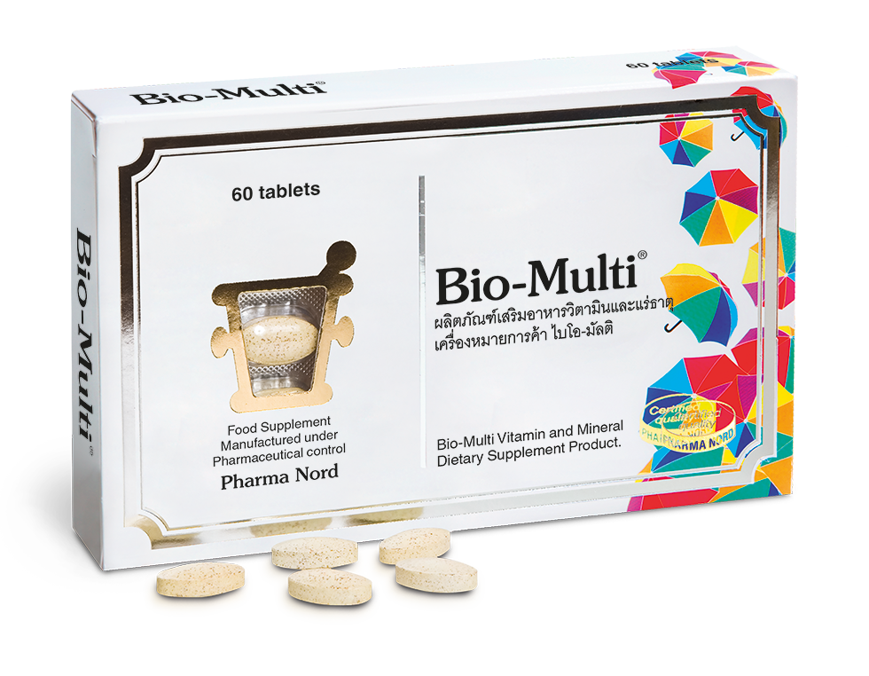 วิตามินและแร่ธาตุรวมเพื่อบำรุงร่างกาย